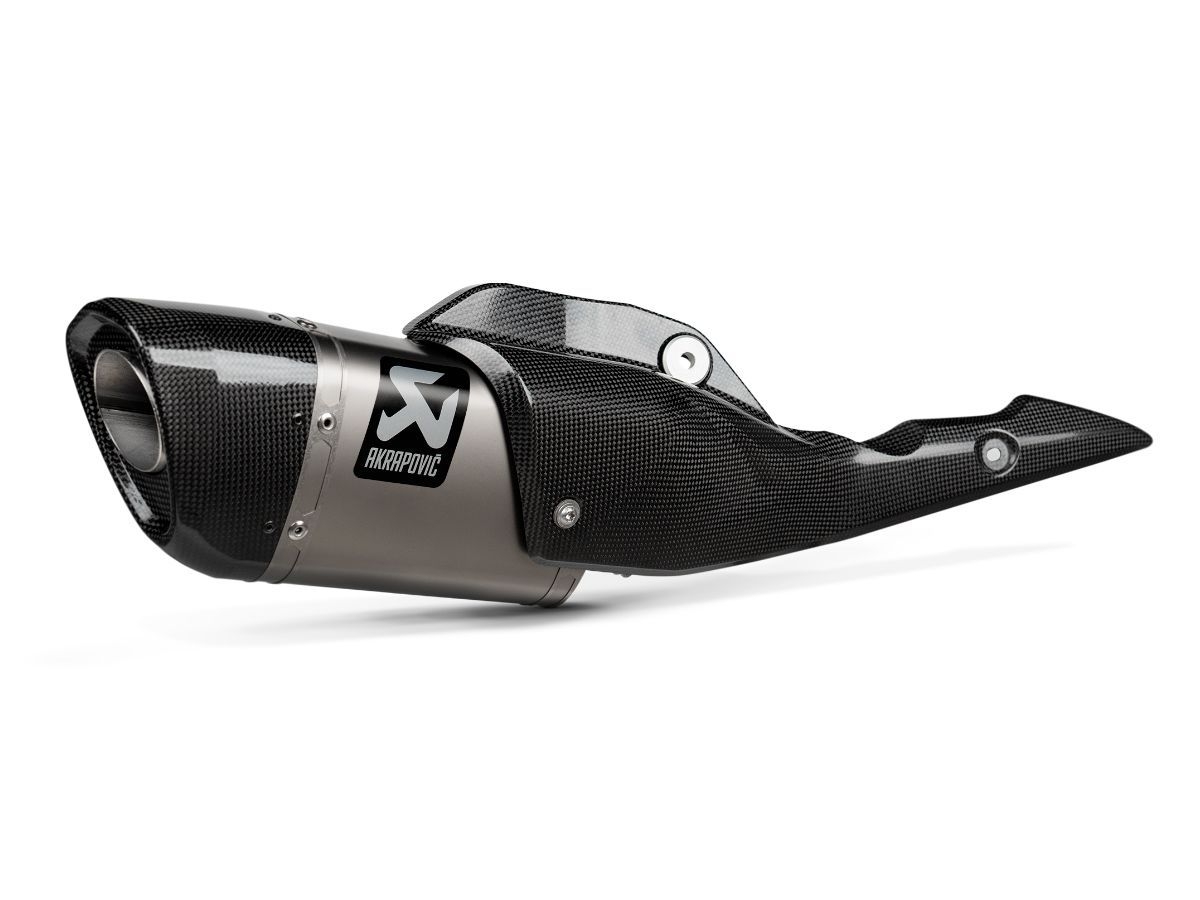 S-S10SO19-HAPT AKRAPOVIC APPROVED TITANIUM SLIP-ON SUZUKI GSX-S 1000 GX ...