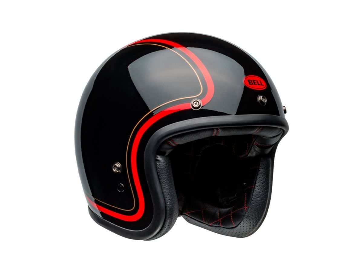 BELLCUSTOM21 BELL JET HELMET CUSTOM 500 2024 CHIEF GLOSS BLACK ECE 06