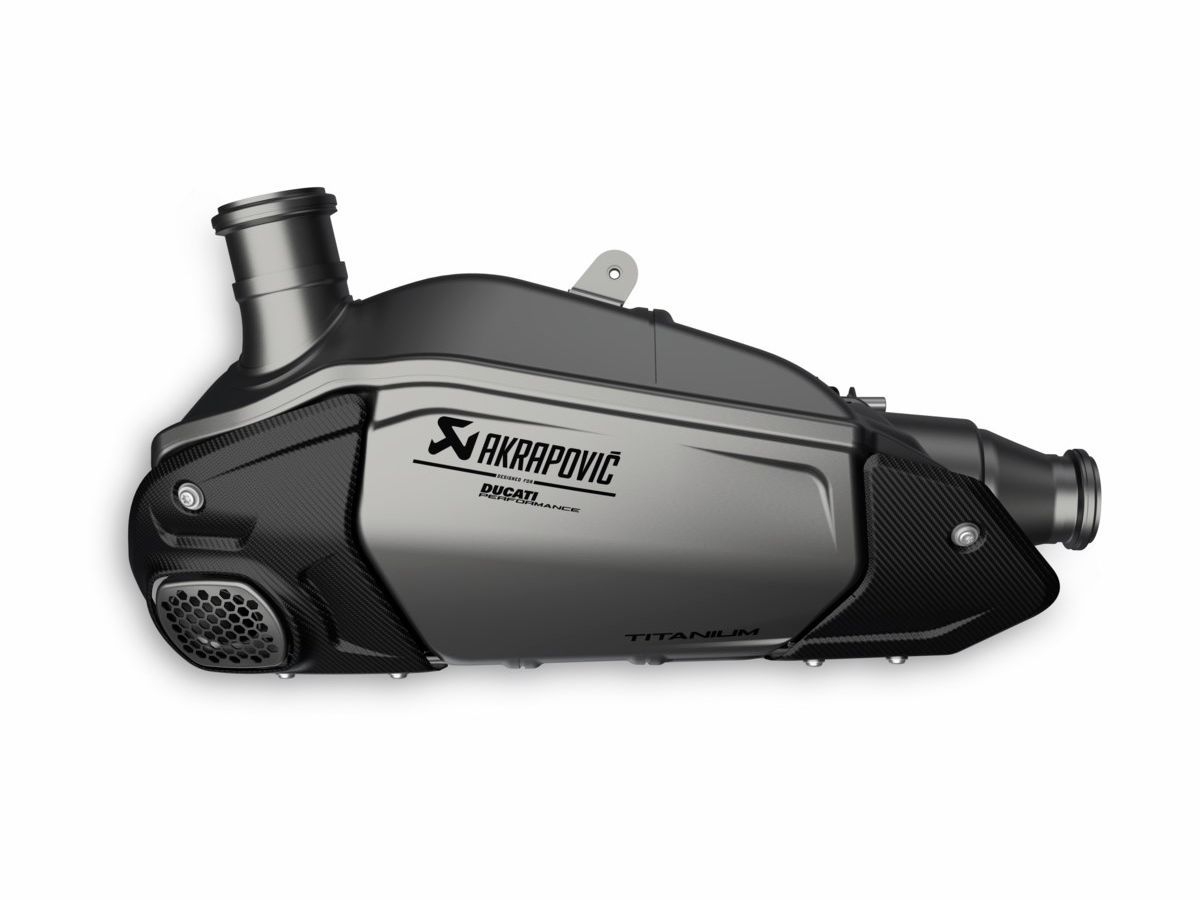 96482331AA AKRAPOVIC APPROVED EU5 EXHAUST SILENCER DUCATI PERFORMANCE ...