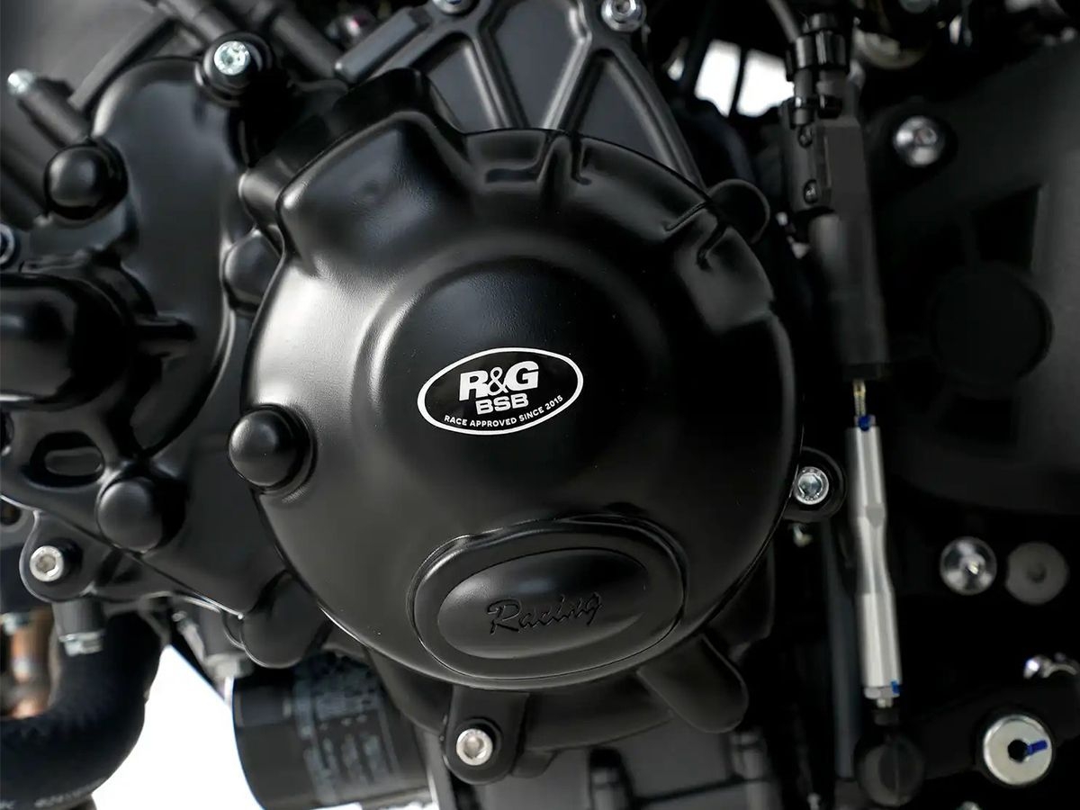 ECC0333R R&G LEFT CRANK AND WATER PUMP PROTECTION BLACK YAMAHA XSR 900 ...