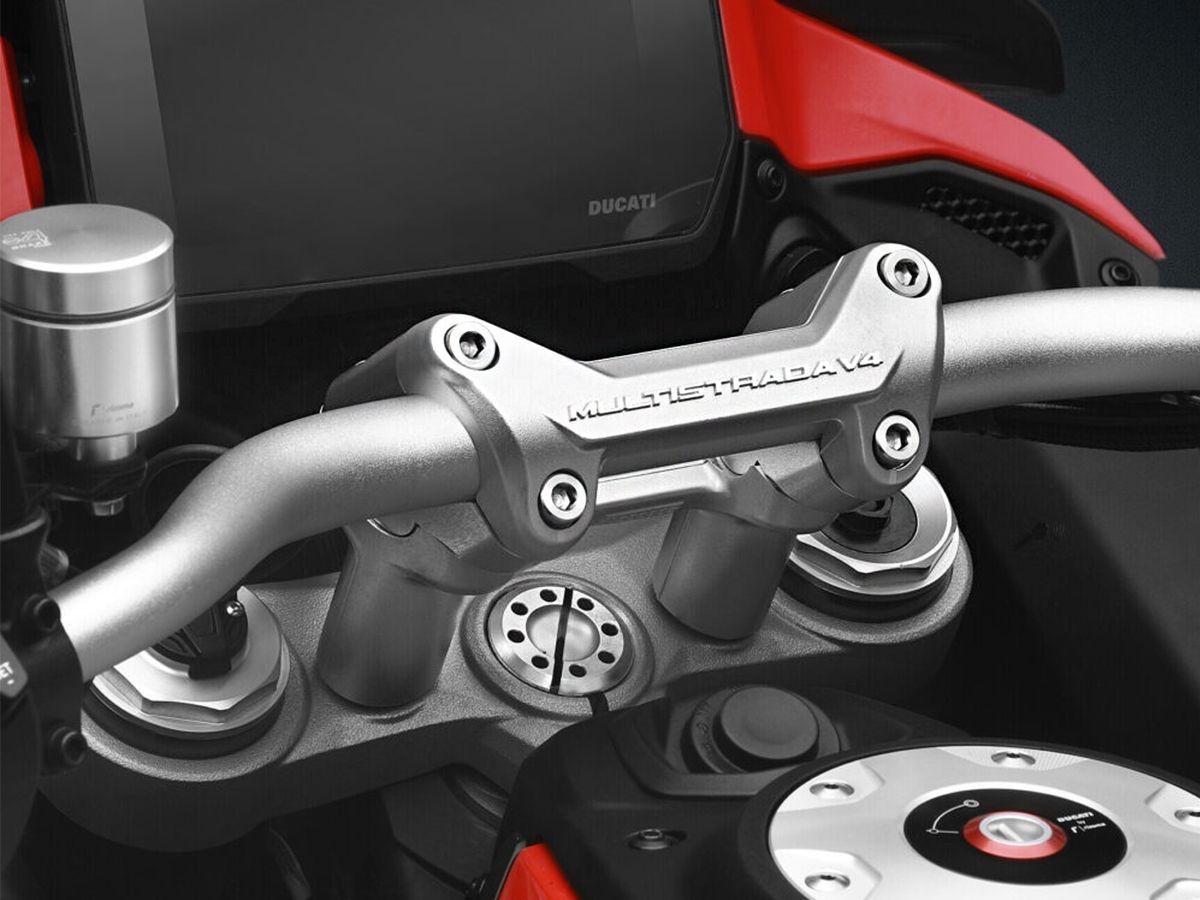 ZDM167 RAISED AND SWEPT-BACK RISERS RIZOMA DUCATI MULTISTRADA V4 / S ...