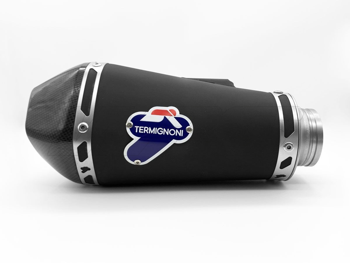 K093SO0140IBC TERMINALE SCARICO TERMIGNONI RELEVANCE INOX NERO KAWASAKI ZX-4RR 2024-2025