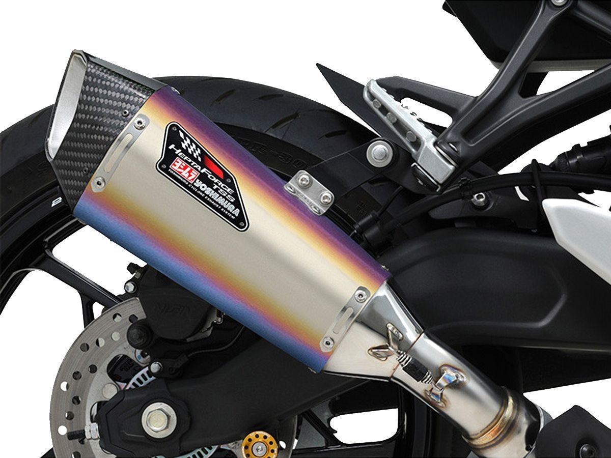 110-248-L26G0 YOSHIMURA BLUE TITANIUM HEPTA FORCE TSS JMCA SILENCER ...