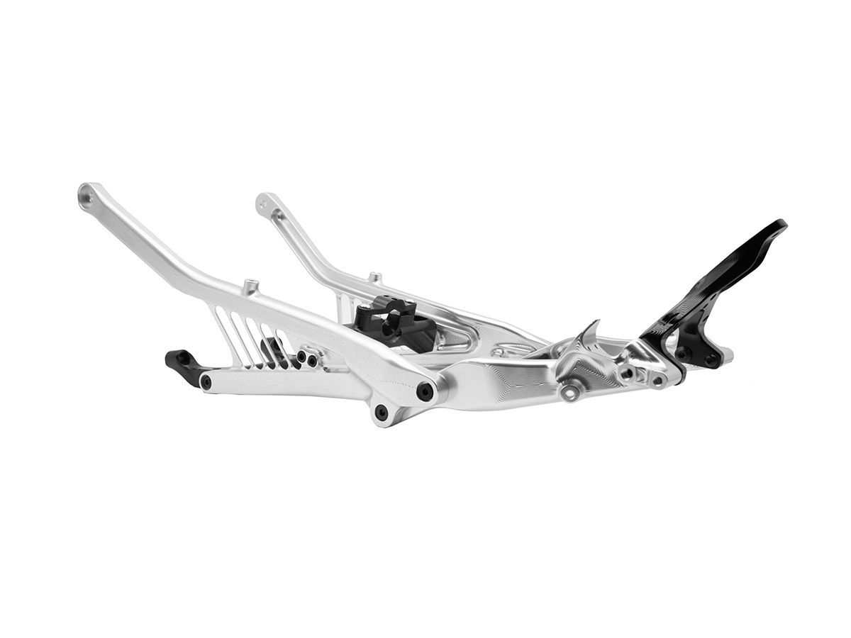 15.D300 SPIDER ANODIZED SILVER REAR SUBFRAME DUCATI PANIGALE V2