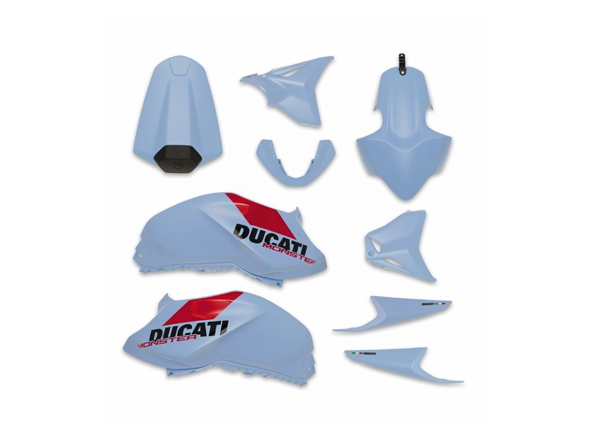 97181271AA CUSTOM FAIRINGS LIGHT BLUE DUCATI PERFORMANCE DUCATI MONSTER ...