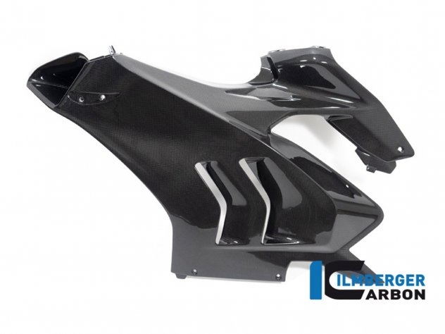 VEL.031.V4R2G.K LEFT SIDE FAIRING PANEL POLISHED CARBON ILMBERGER ...