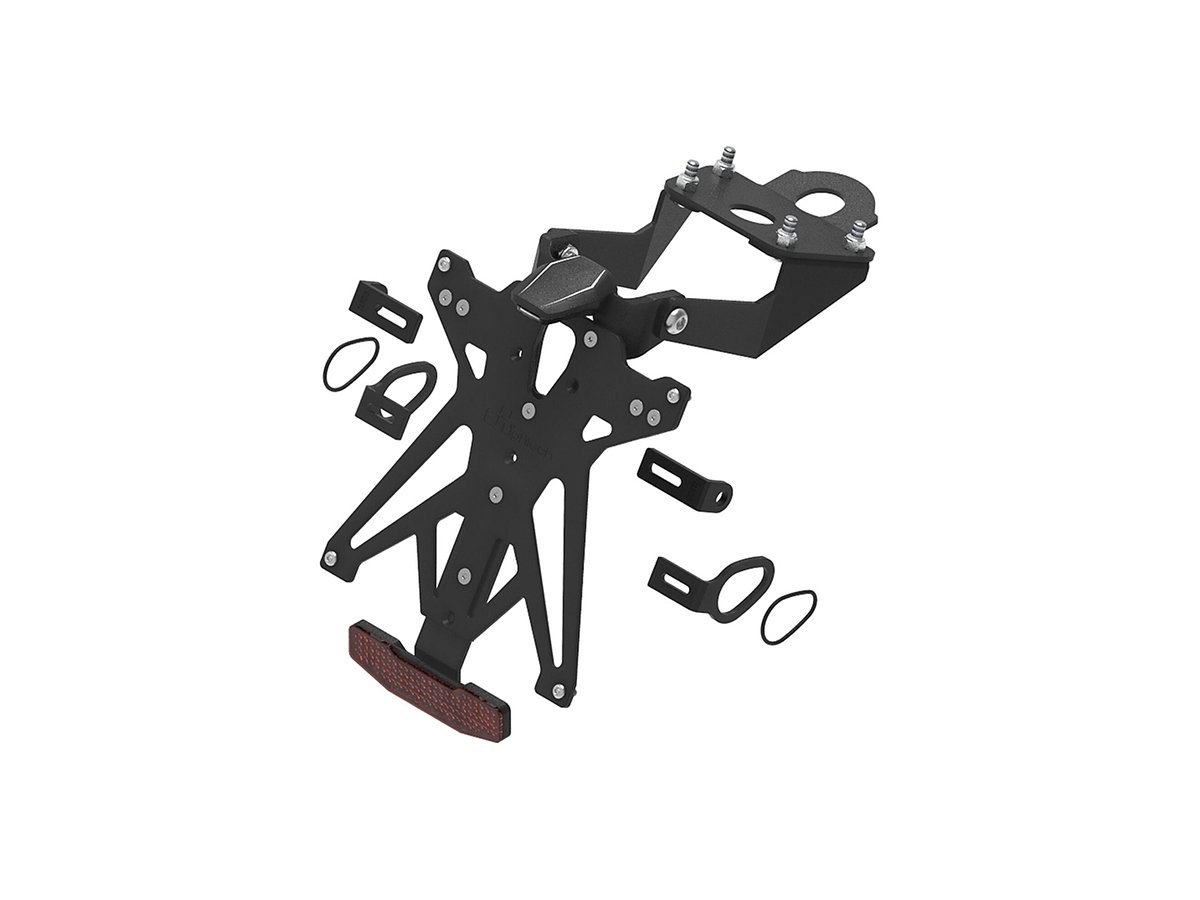 KTARYA133B1 ADJUSTABLE LICENSE PLATE HOLDER KIT CA/USA/PT LIGHTECH ...