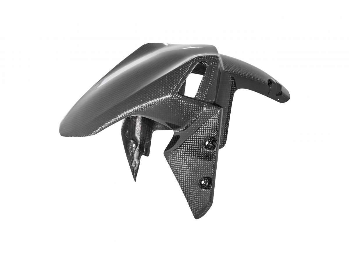 CARK8010 GLOSSY CARBON FRONT MUDGUARD LIGHTECH KAWASAKI Z 900 SE 2026