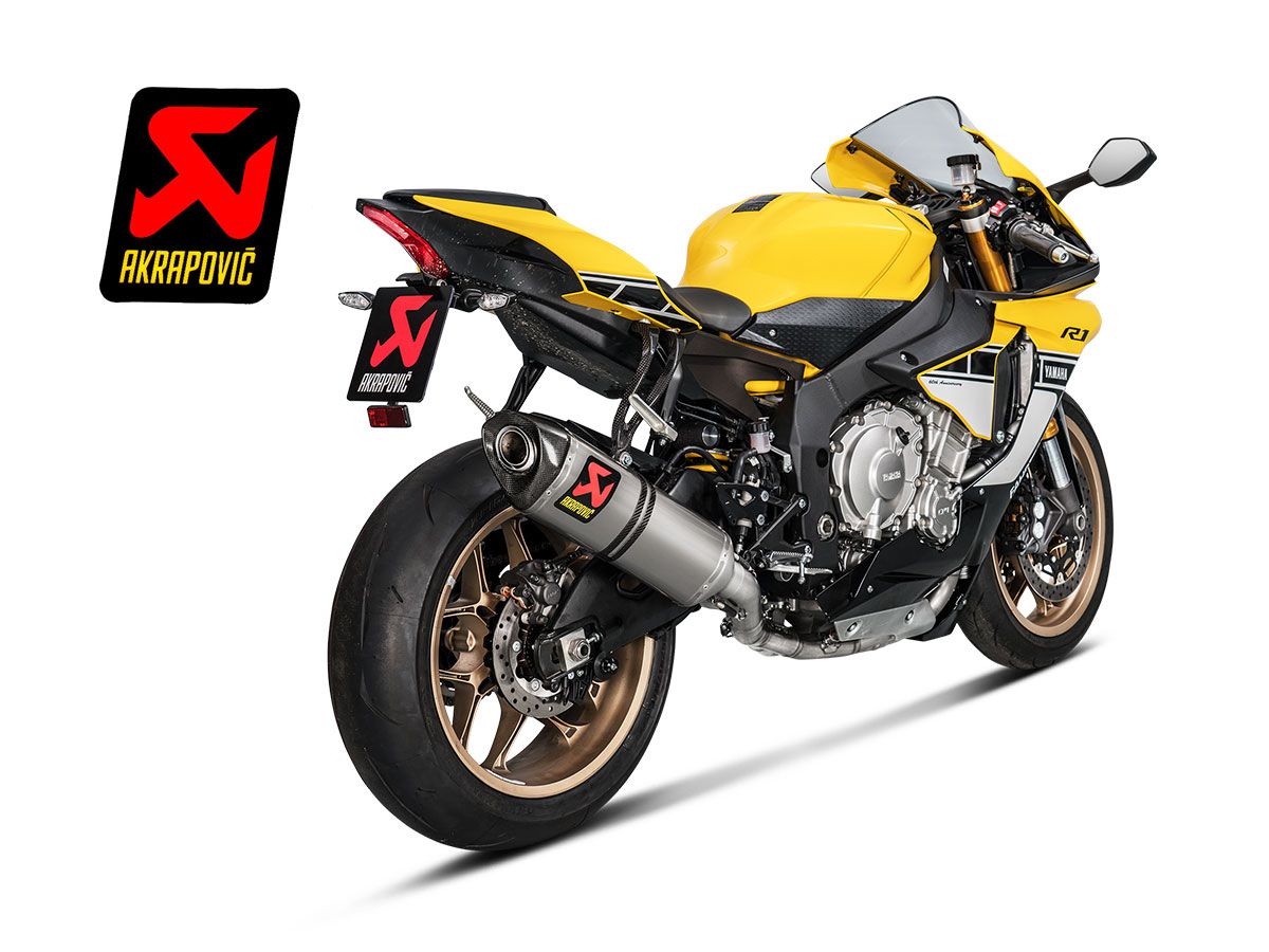 S-Y10SO19-RT/TD AKRAPOVIC RACING SILENCER TITANIUM KIT TRACK DAY YAMAHA ...